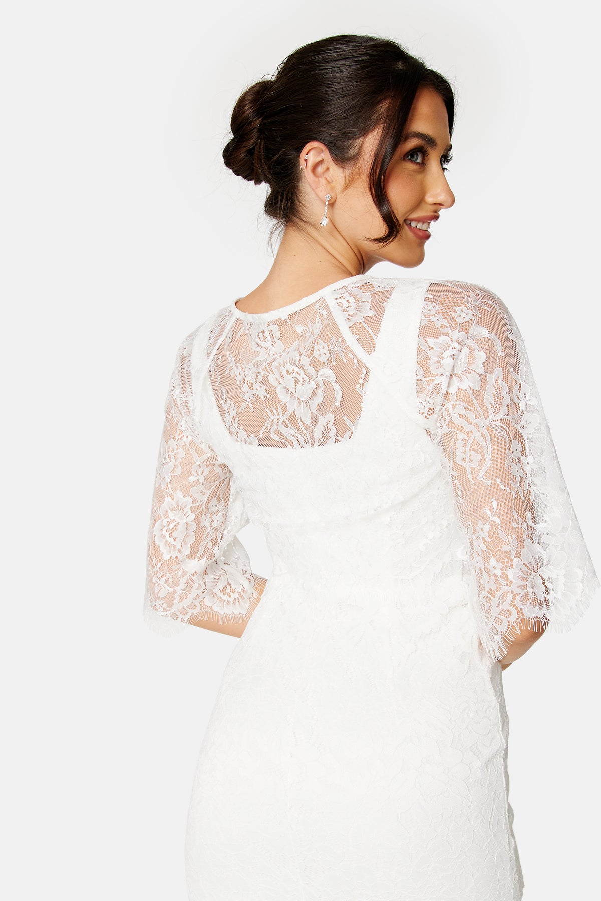 Bubbleroom occasion - Bubbleroom Occasion - Hollie Lace Jacket White