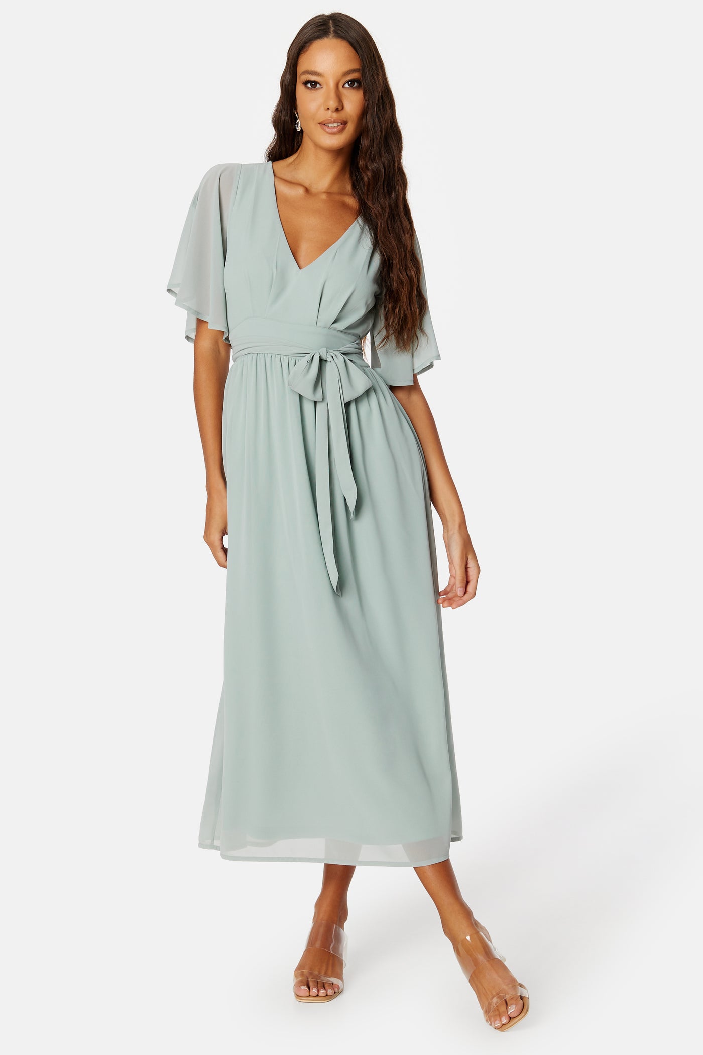 Bubbleroom occasion - Bubbleroom Occasion - Butterfly Sleeve Midi Dress ...