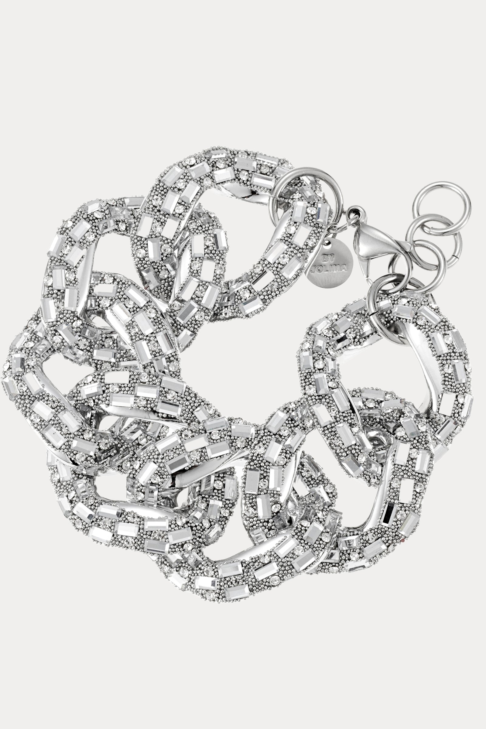 By jolima - BY JOLIMA - Sparkle Crystal bracelet Silver