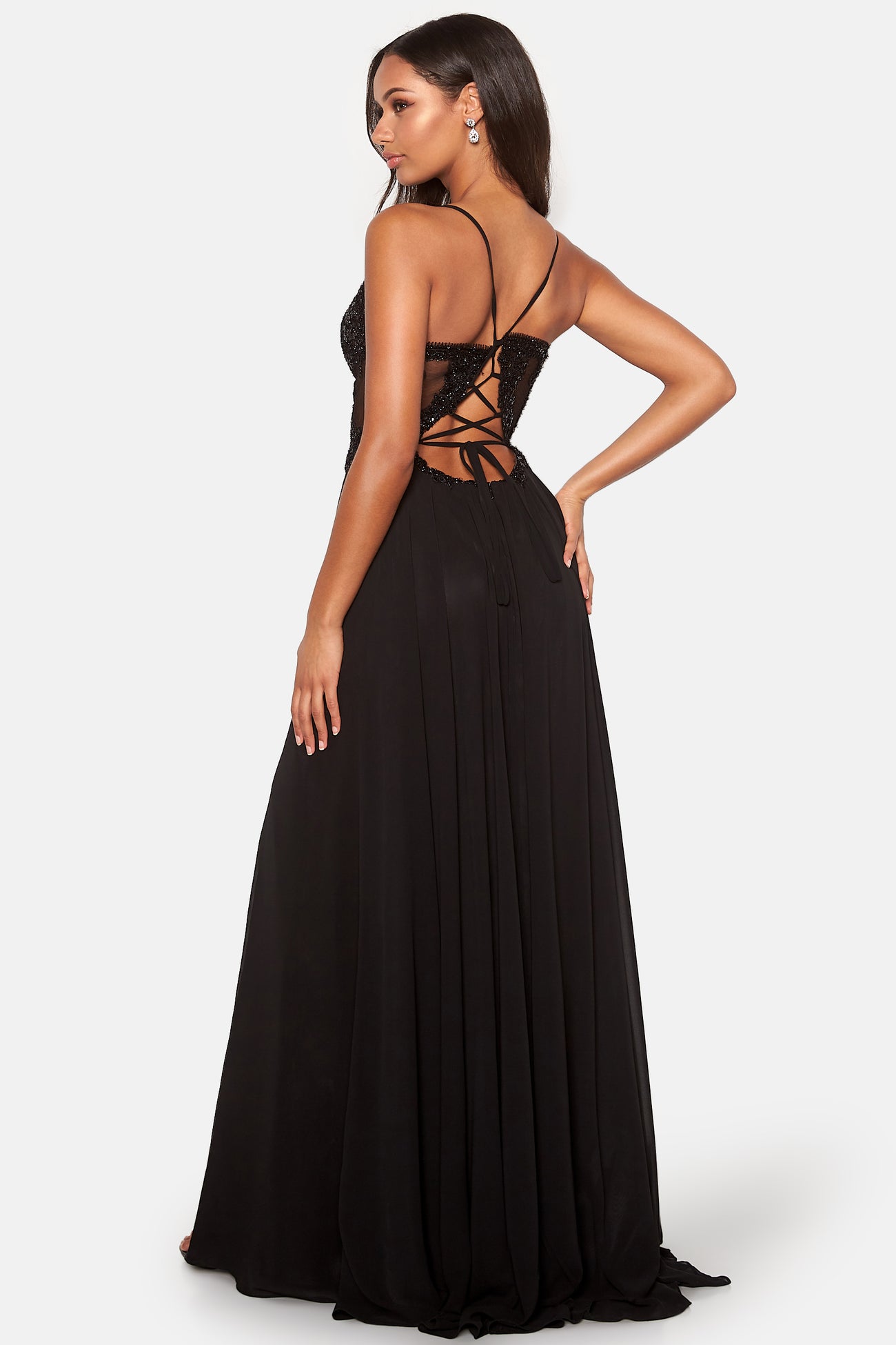 Christian koehlert - Christian Koehlert - Embellished Prom Dress Black