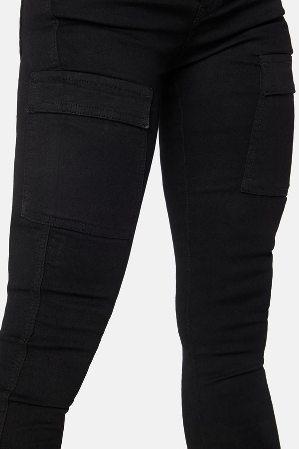 Dr. denim - Dr. Denim - Lexy Cargo Black – Bubbleroom