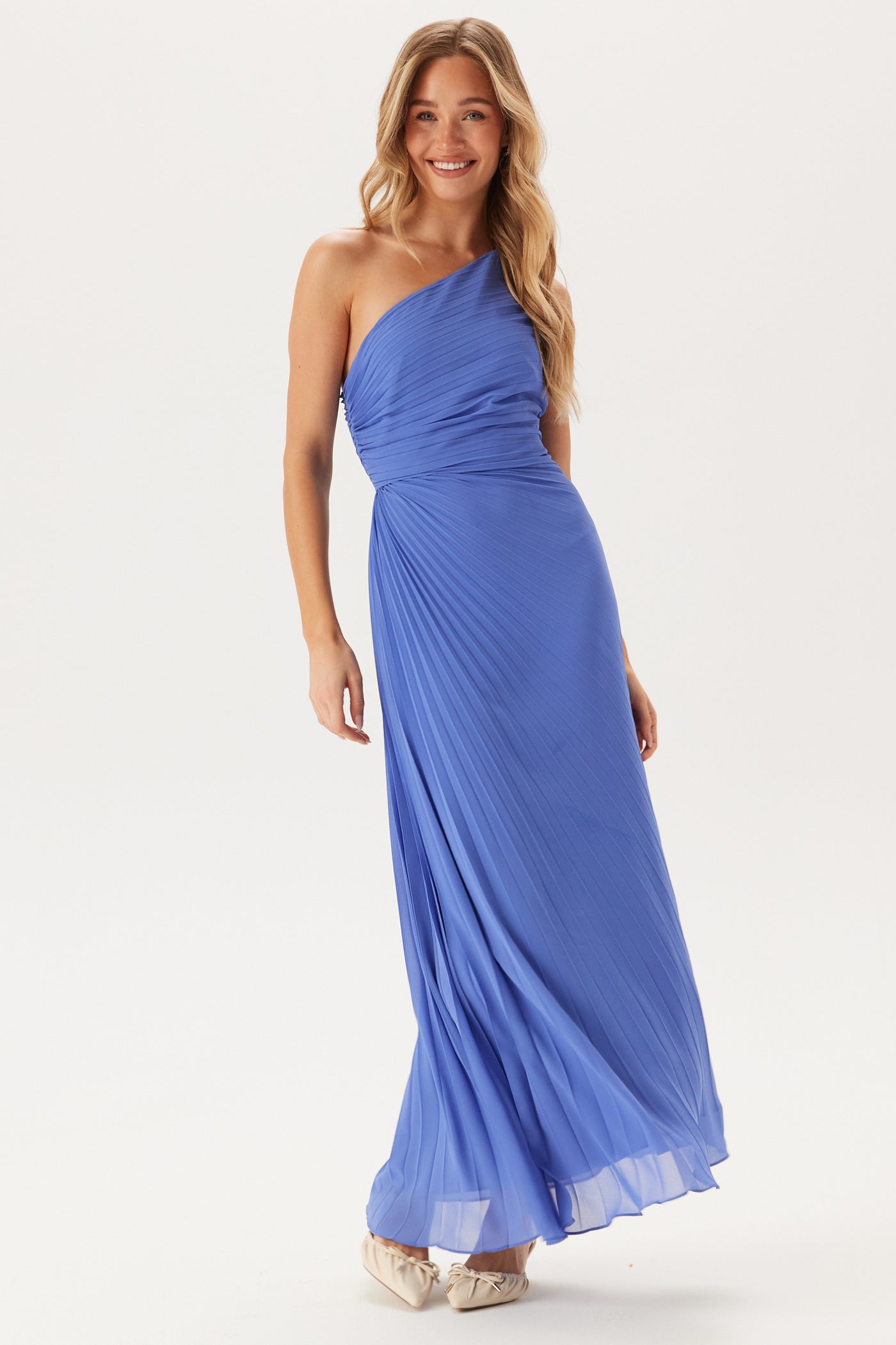 Forever new - FOREVER NEW - Mirabelle Pleated Asymm Maxi Dress ...