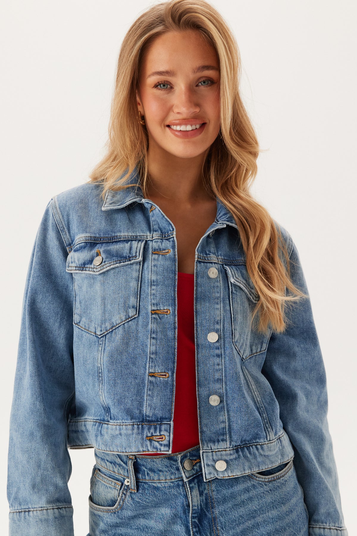 Gant - GANT - Denim Jacket MID BLUE BROKEN IN – Bubbleroom