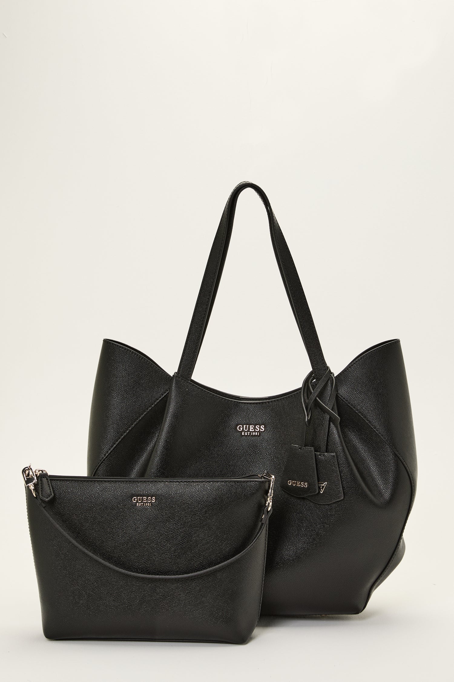 Guess – Amorette 2 In 1 Tote – Accessories – Black