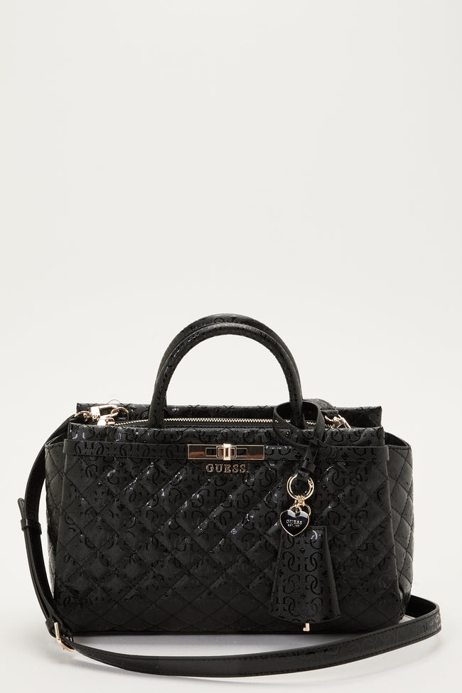 Guess - Guess - Idra Girlfriend Satchel Black – Bubbleroom