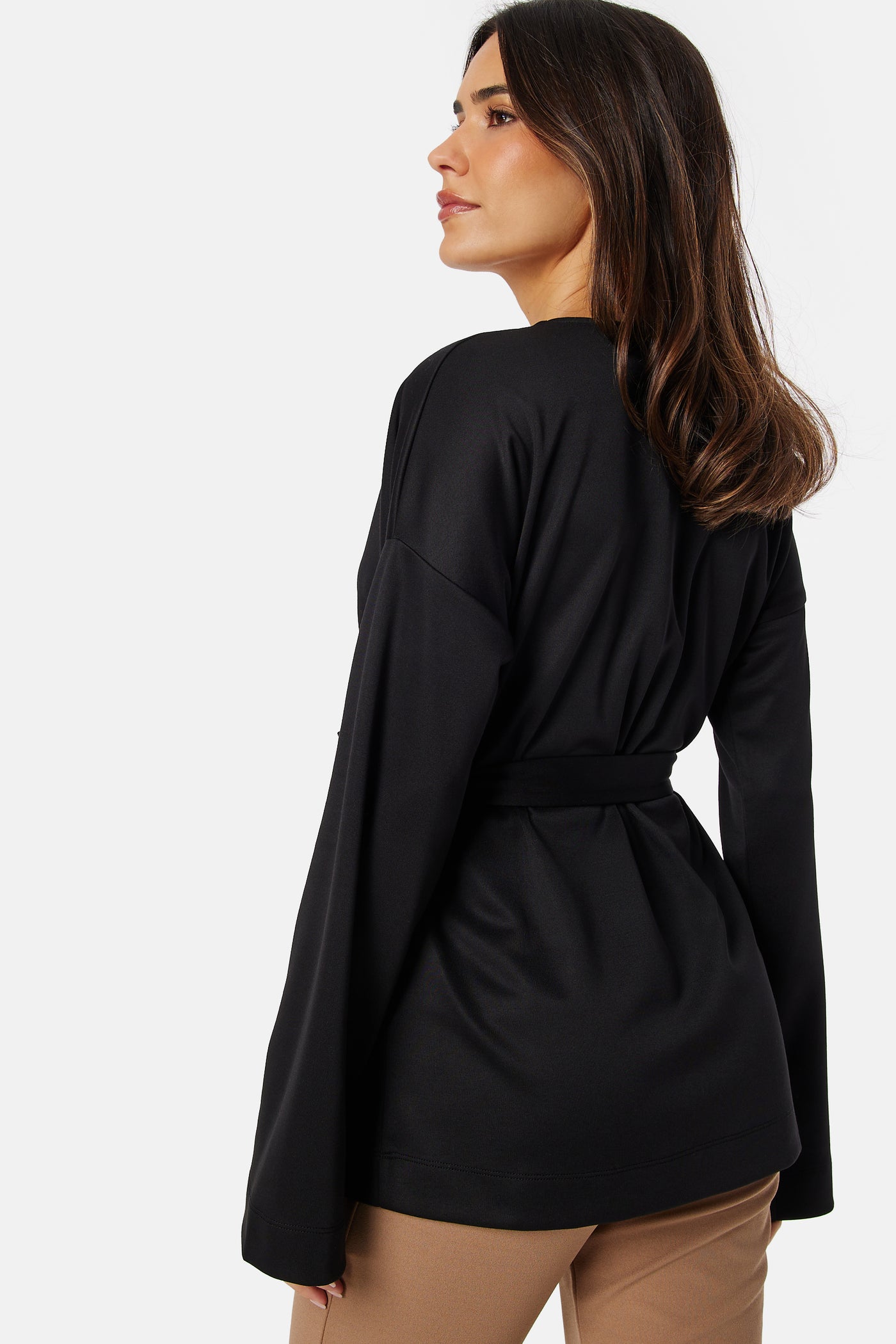 Happy holly – Dawn Jersey Blazer – + SIZES – Black