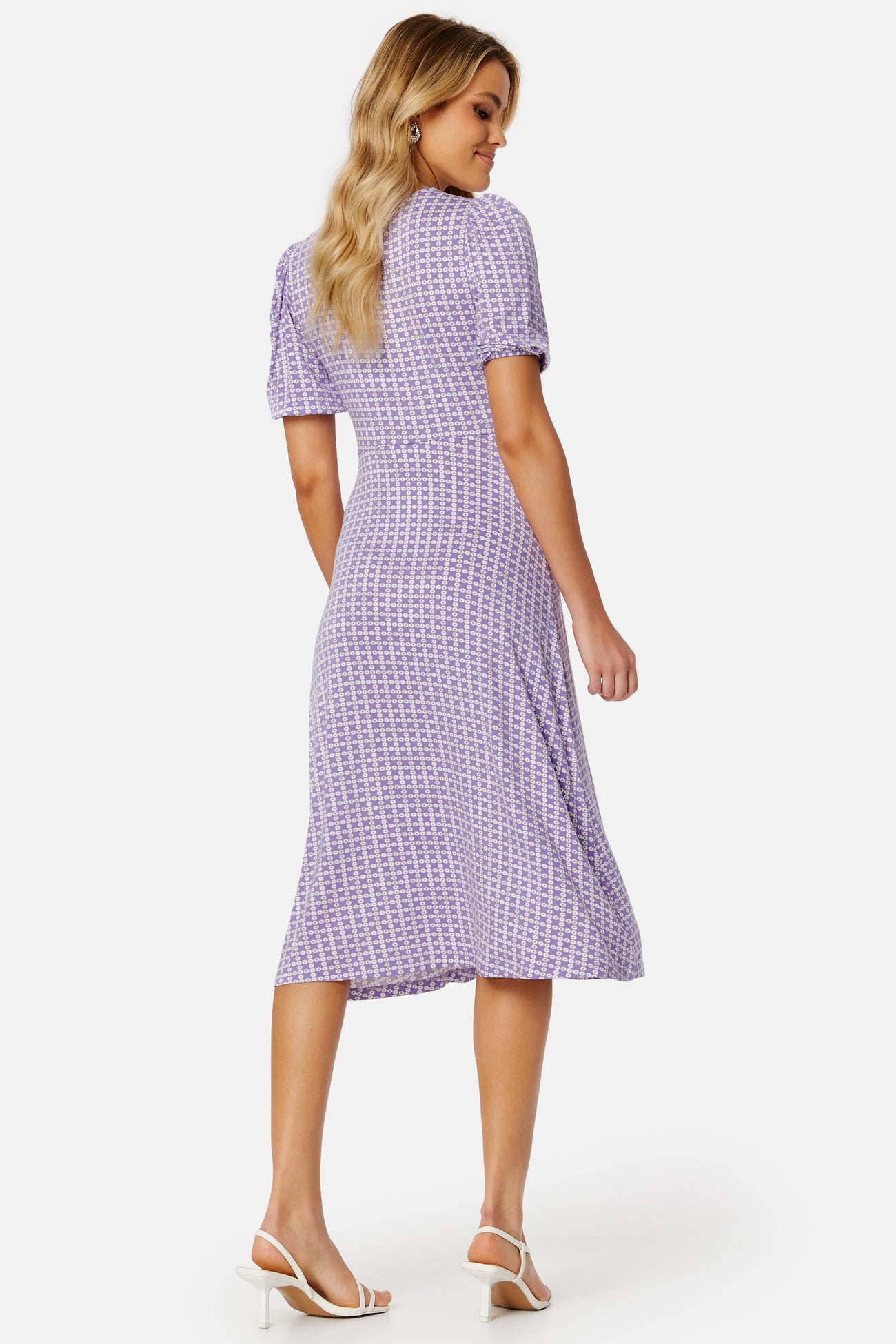 Happy holly - Happy Holly - Noella midi dress Purple/Floral