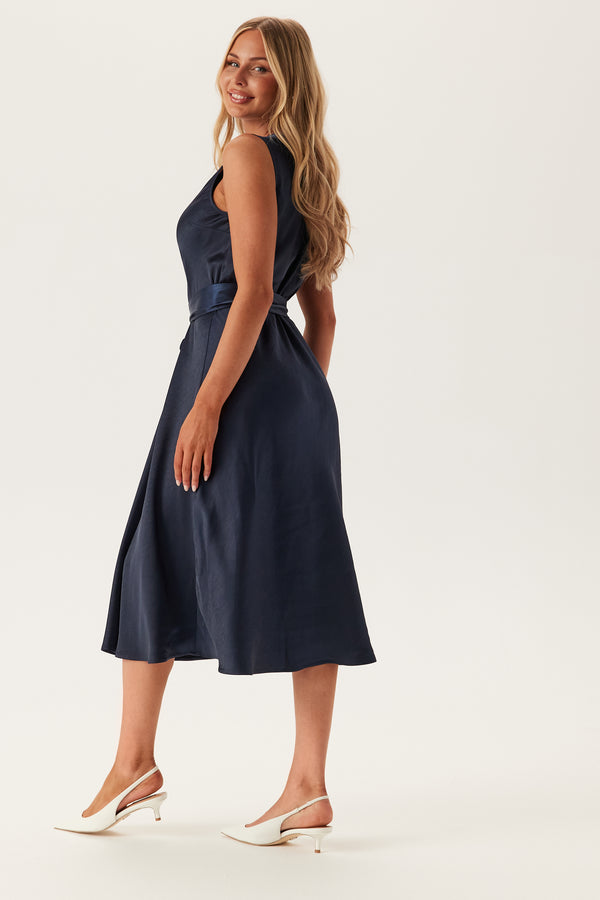 Ida sjöstedt - Ida Sjöstedt - Shonda Dress Navy – Bubbleroom