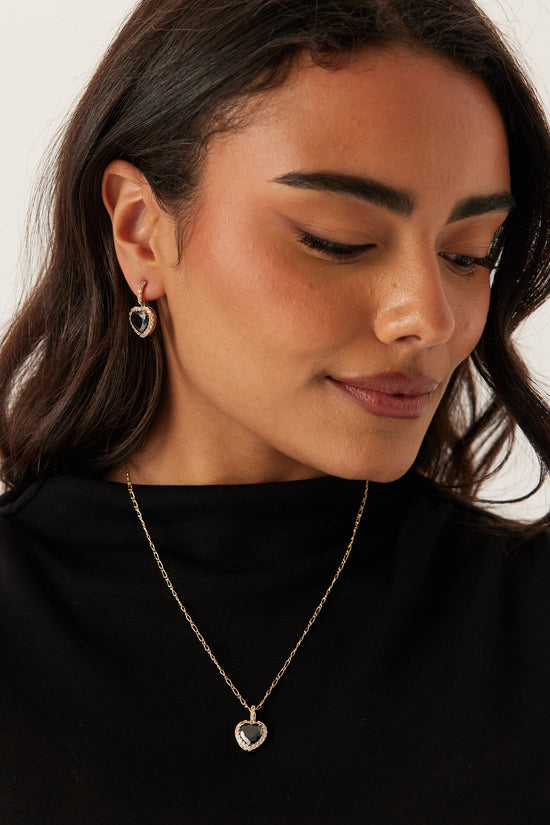 Lily and rose - LILY AND ROSE - Rose Necklace Jet