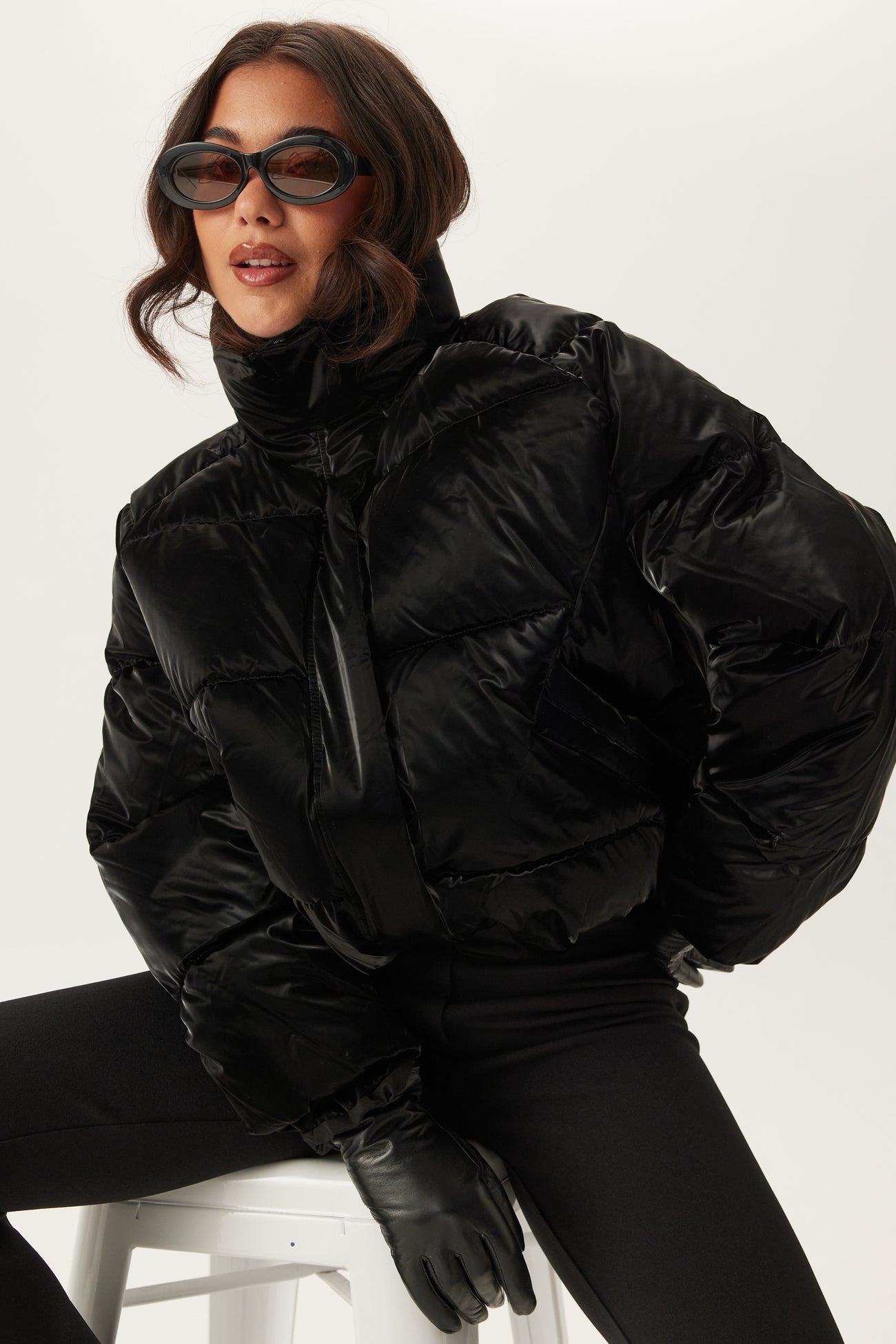 Only - ONLY - Onlbergen Life Oversized Puffer Jacket Black
