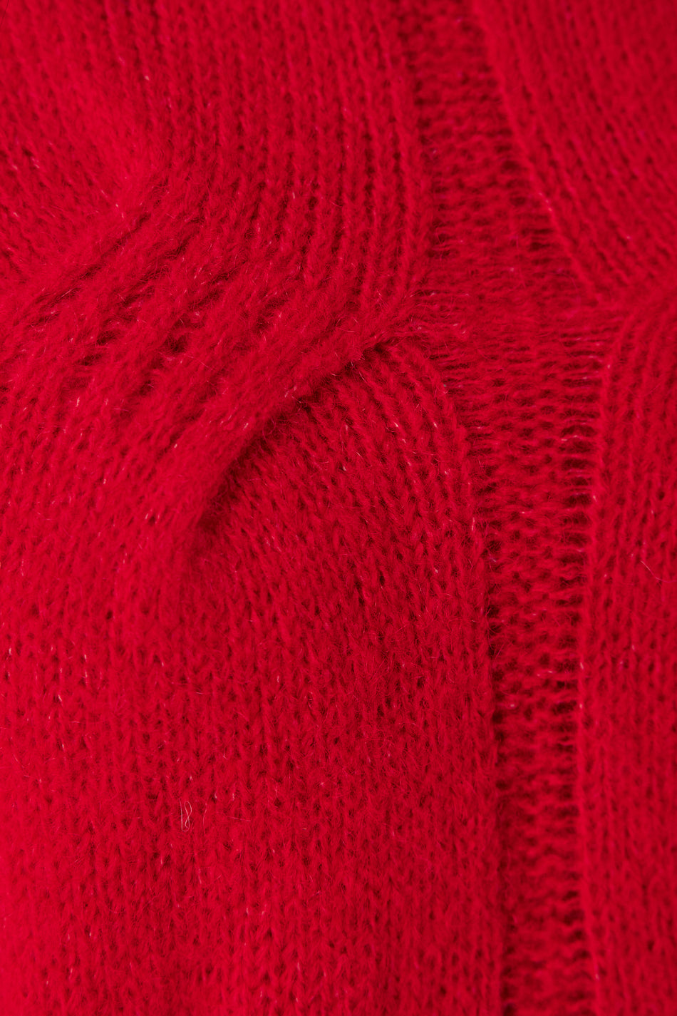 Pieces - Pieces - Pcjenna Ls O-neck Cable Knit Goji Berry