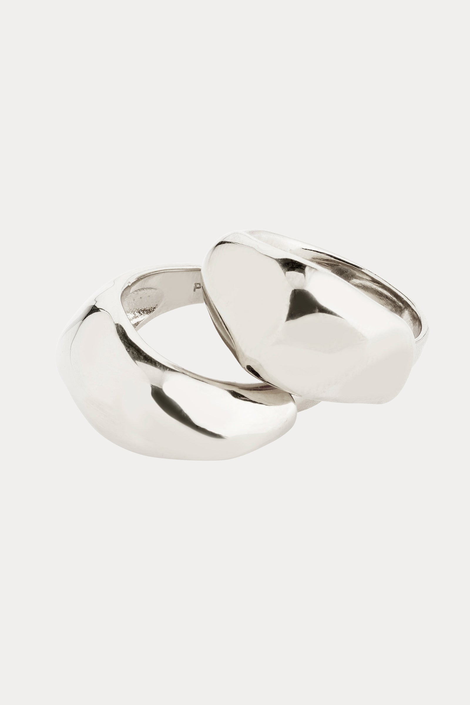 Pilgrim - Pilgrim - Dune Rings, 2-in-1 Set, Silver Silver