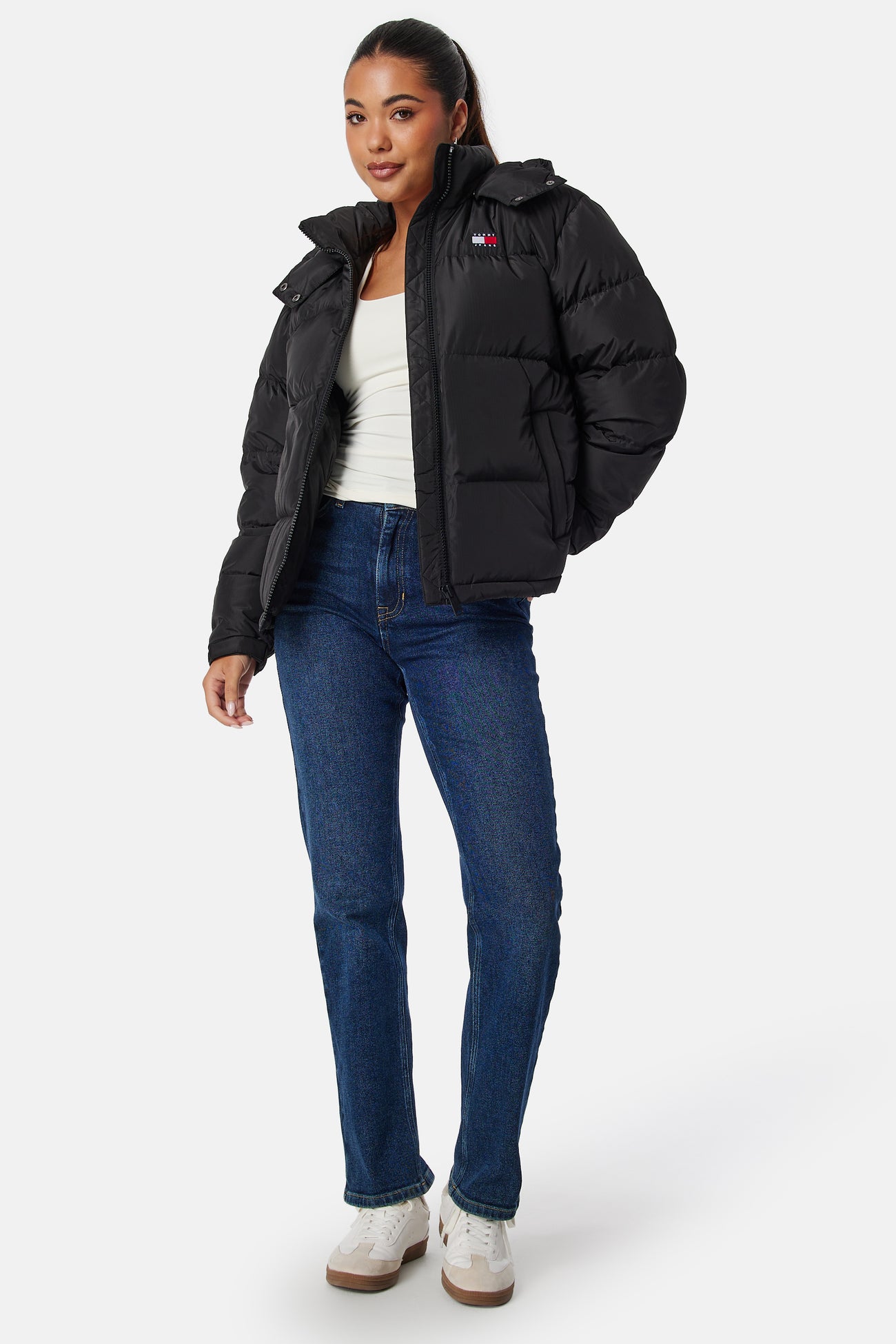 Tommy jeans - TOMMY JEANS - Tjw Alaska Puffer BDS Black