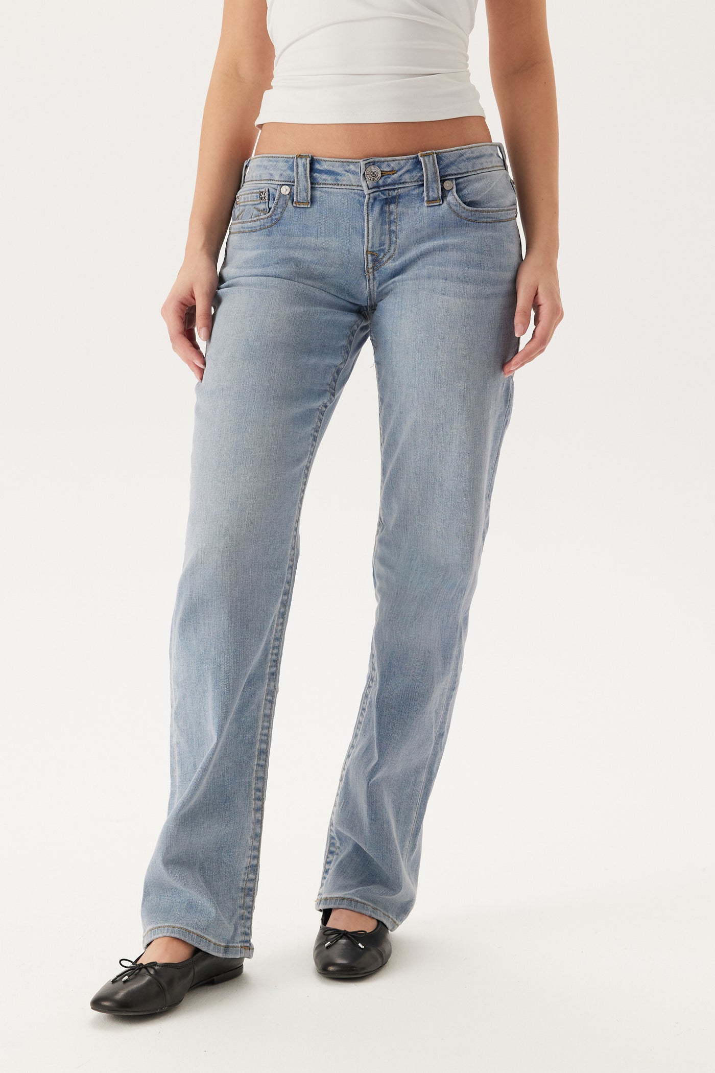 True religion - True Religion - Sarah Low Rise Straight Light Wash