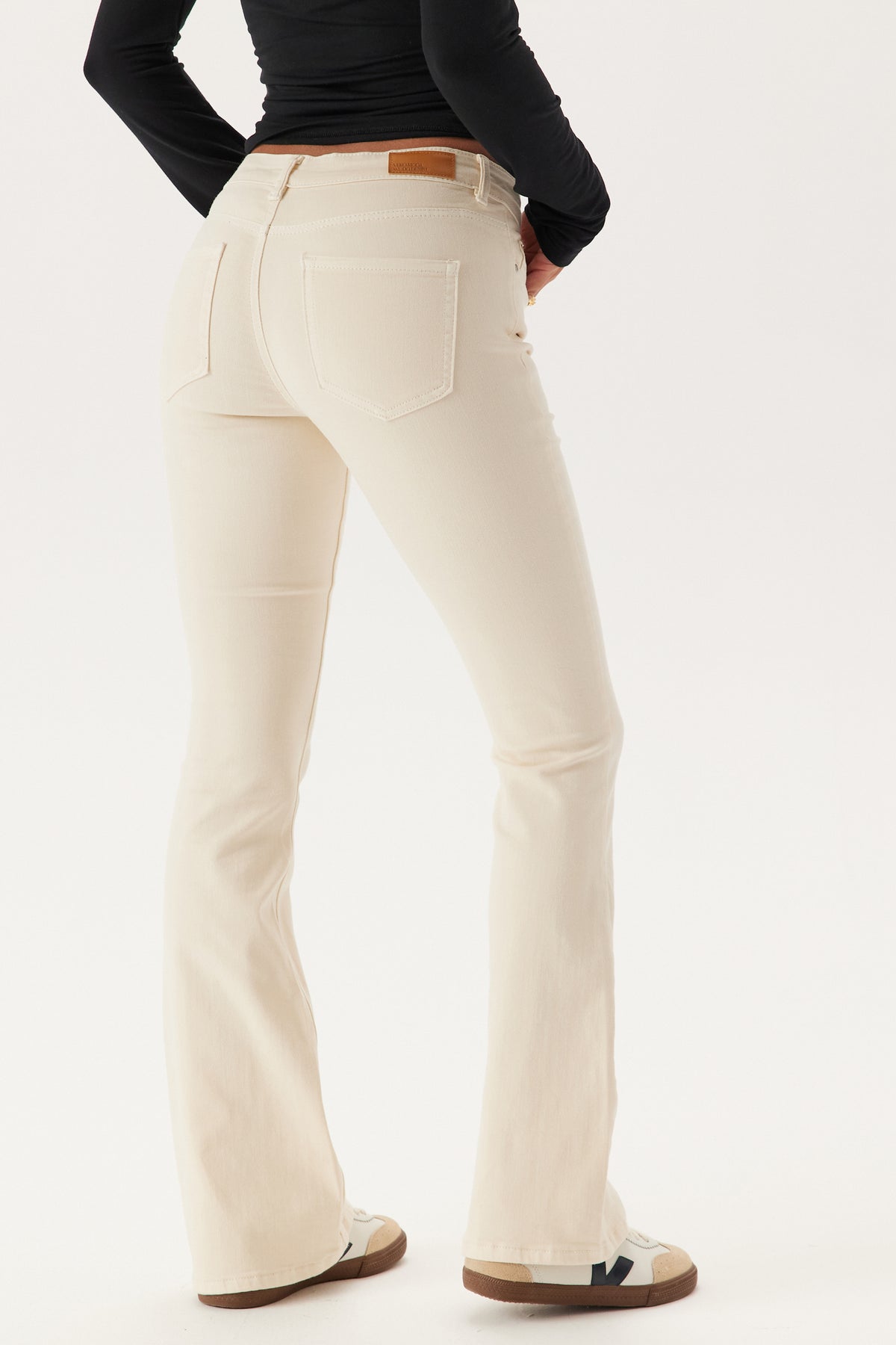 Vero moda - VERO MODA - Vmflash Mr Flared Jeans Color Ecru