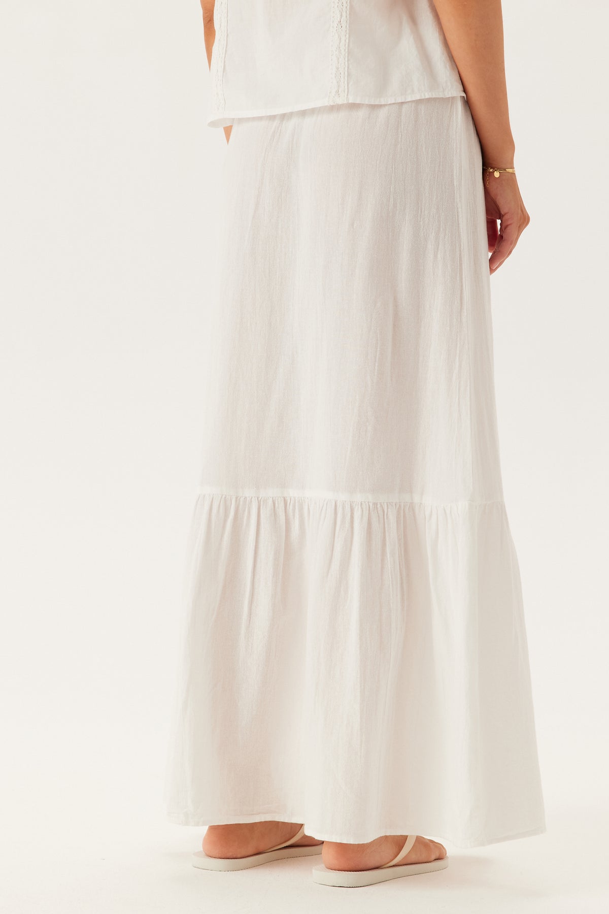 Vero moda - VERO MODA - Vmpretty Hw Maxi Skirt Snow White