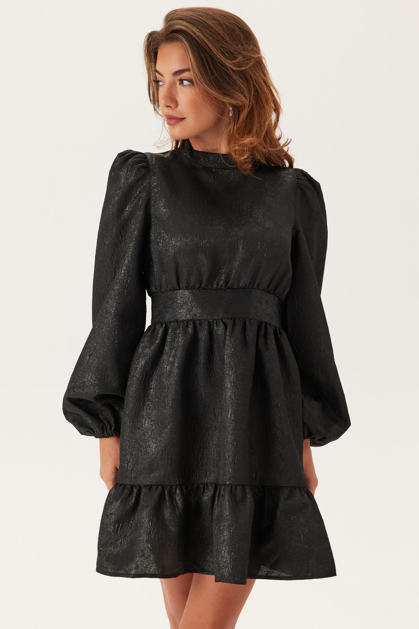 Vero moda - VERO MODA - Vmsulle New Ls Short Dress Black